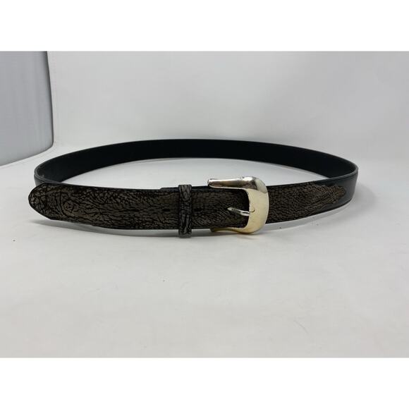 Tony Lama | Accessories | Vintage Tony Lama Men Black Leather Belt Sz ...